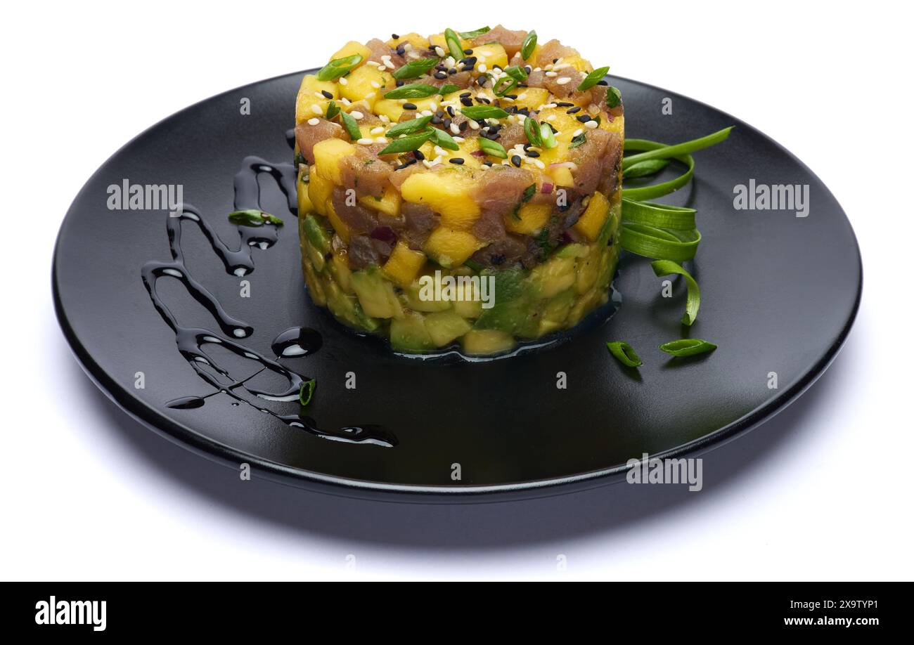 Traditional tuna mango tartare hi-res stock photography and images - Alamy