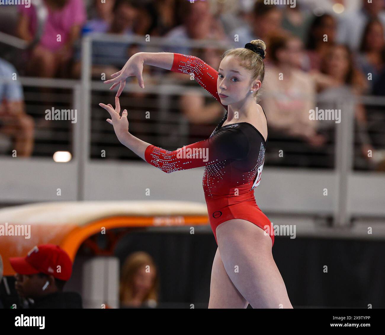 Fort Worth, Texas, USA. June 2, 2024: Kieryn Finnell competes on the ...