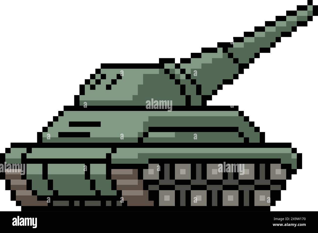 Battle tank art Stock Vector Images - Alamy