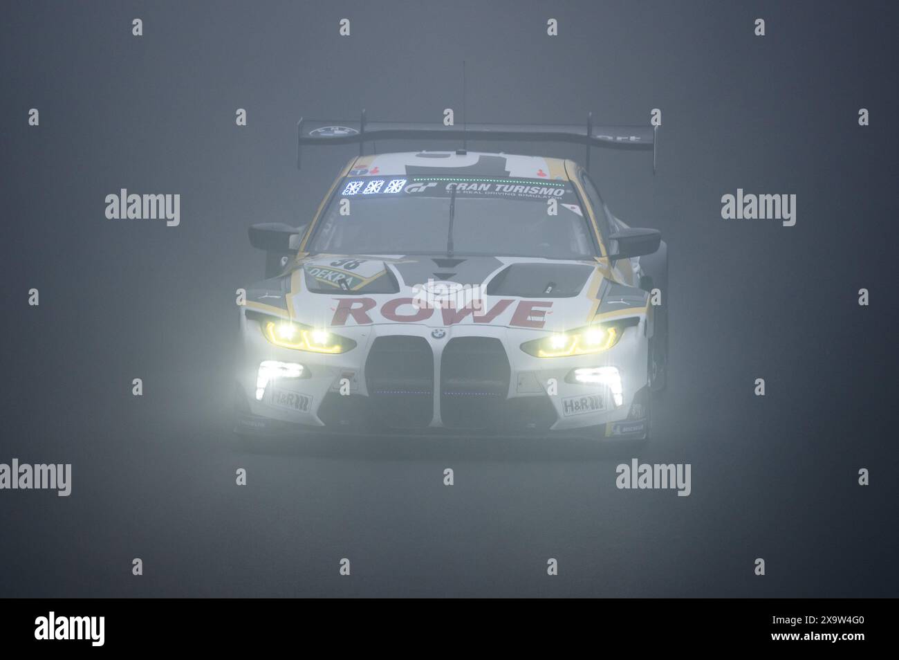 02 June 2024, Rhineland-Palatinate, Nürburg: The BMW M4 GT3 from the ...