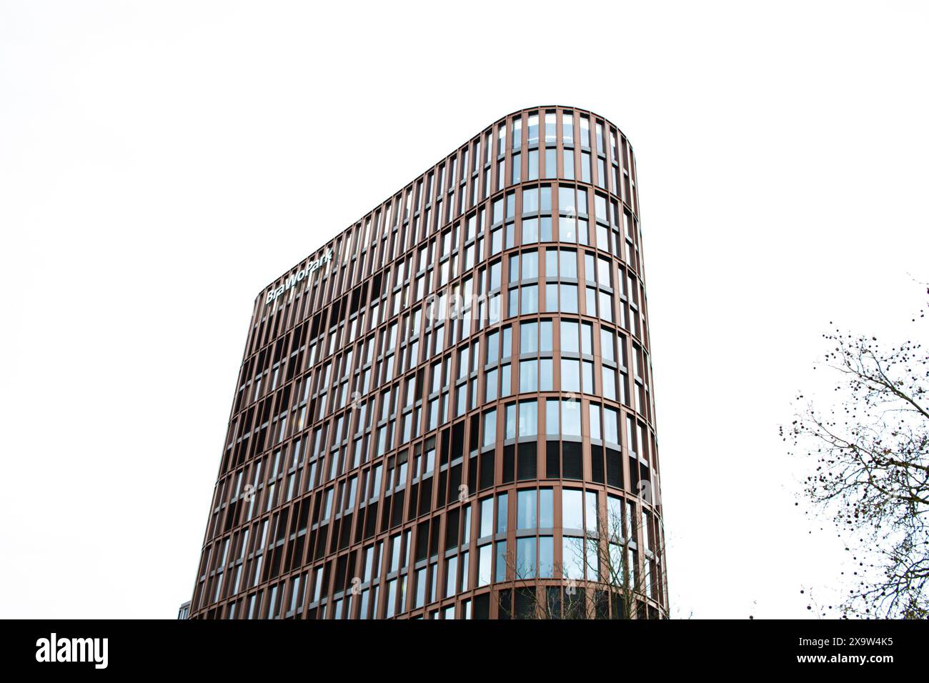 BraWo Park hight building with sky in background in Braunschweig ...