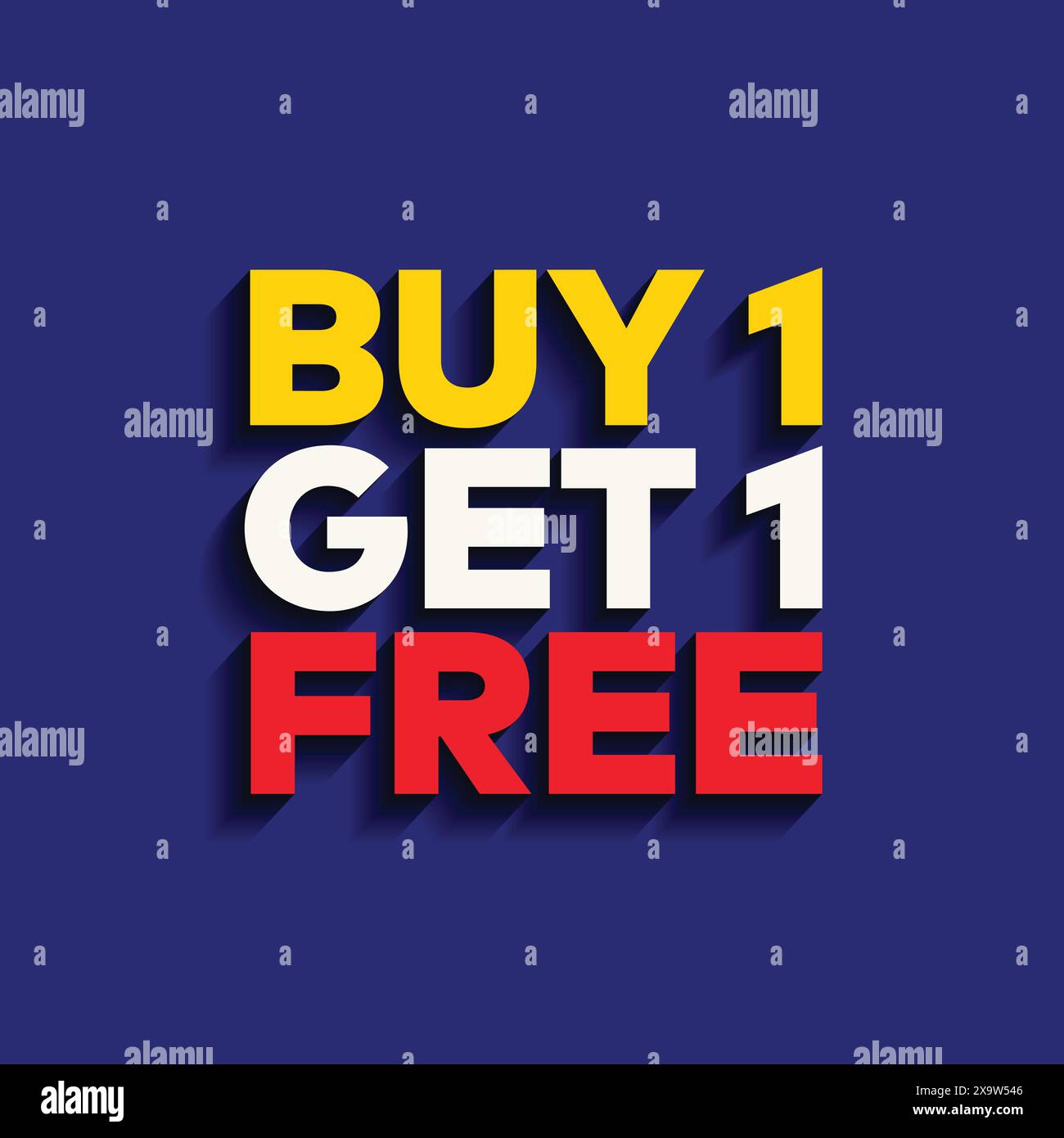 Buy 1 get 1 half price Stock Vector Images - Alamy