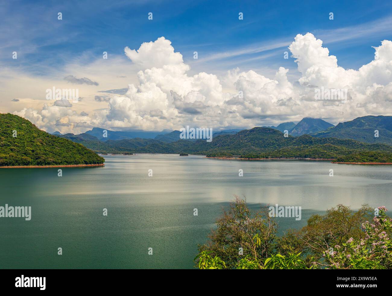 Moragahakanda Reservoir, Sri Lanka Stock Photo - Alamy