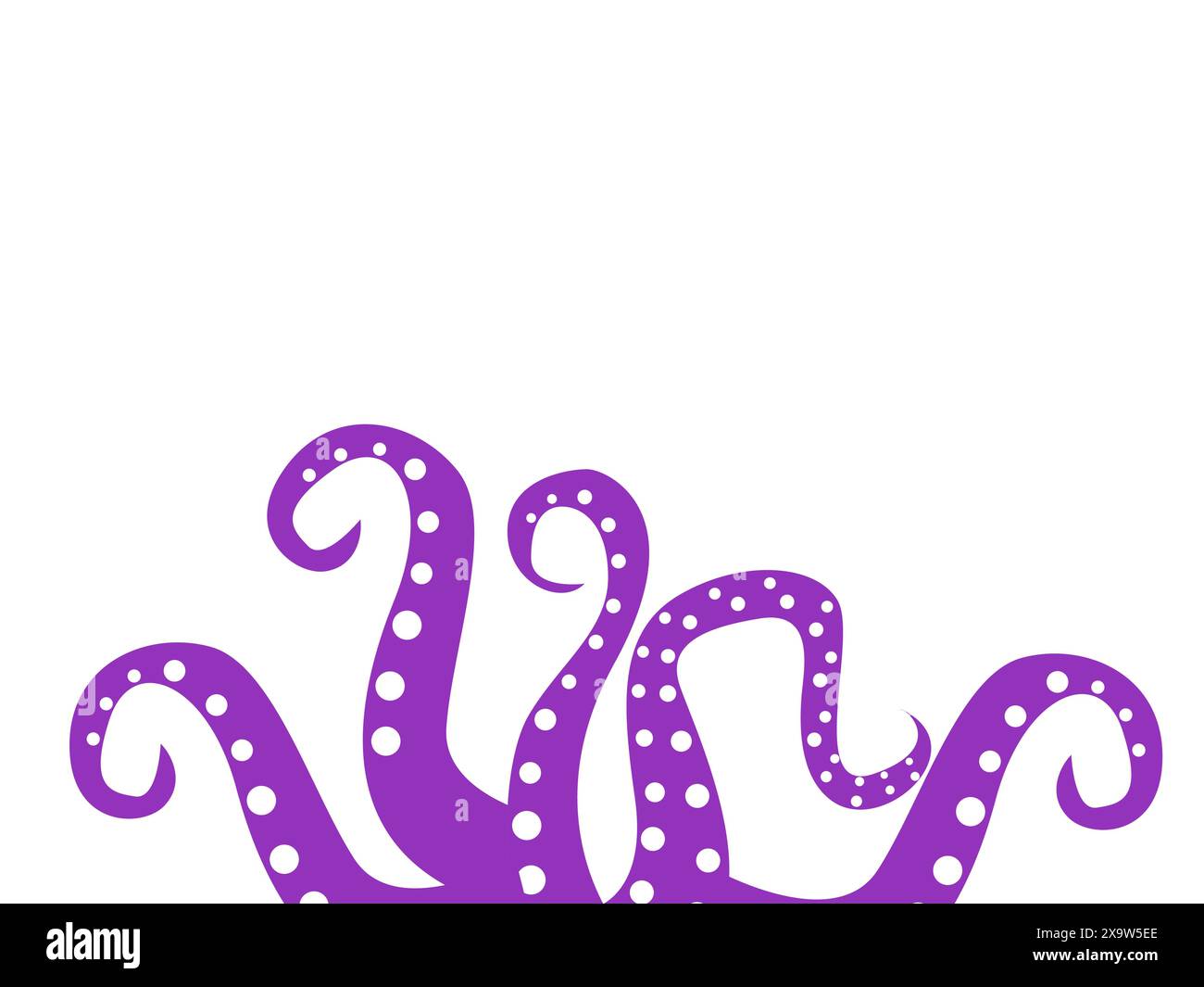 Octopus tentacles design vector illustration Stock Vector Image & Art ...