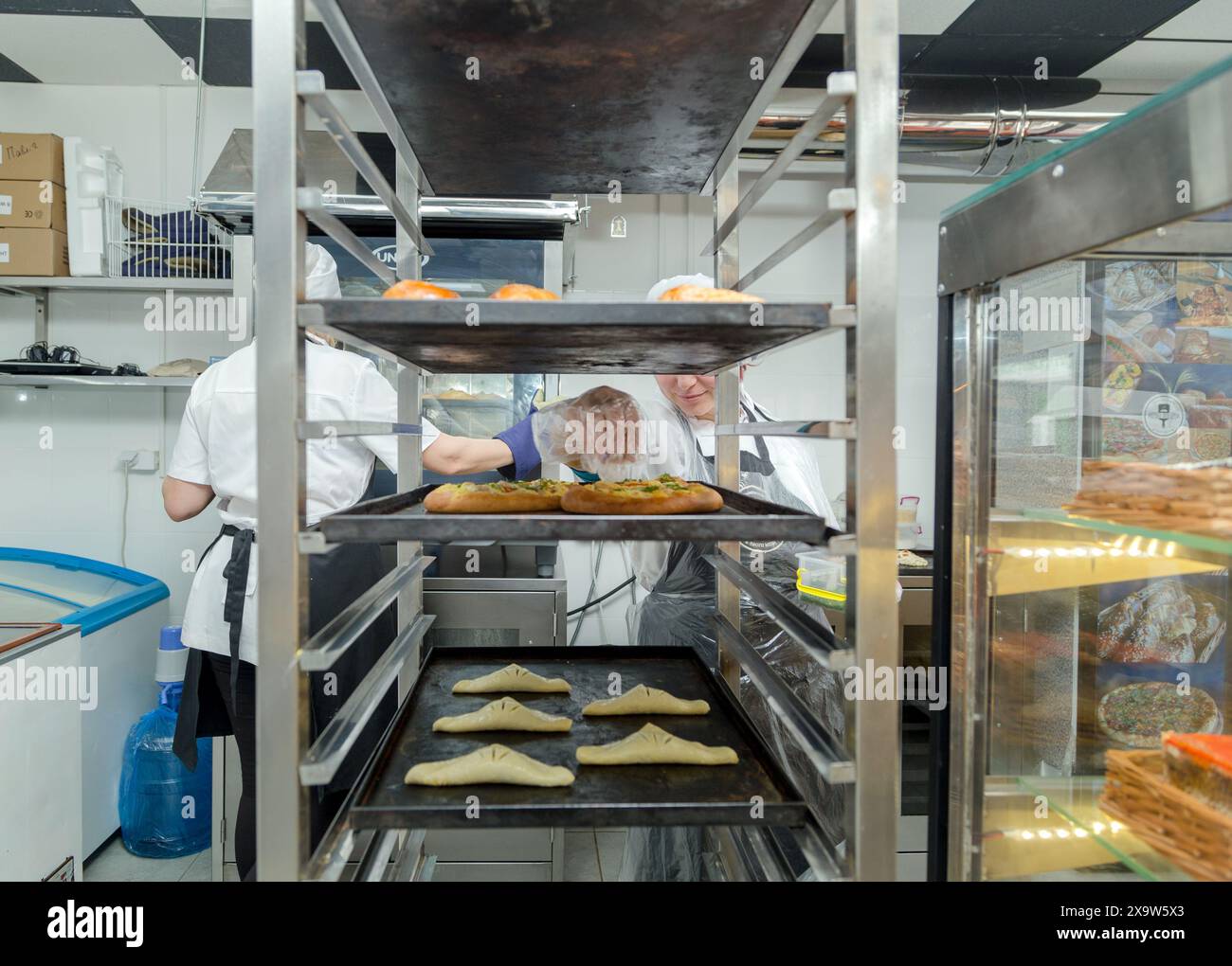 Freshly baked bread and a delightful variety of pastries in a charming ...