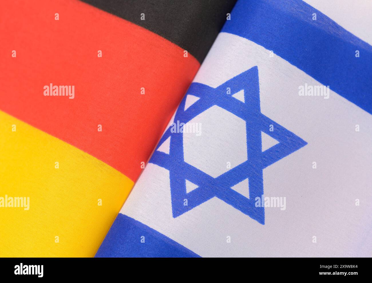 Die Fahnen / Flaggen von Israel und Deutschland , 23.05.2024 The flags ...
