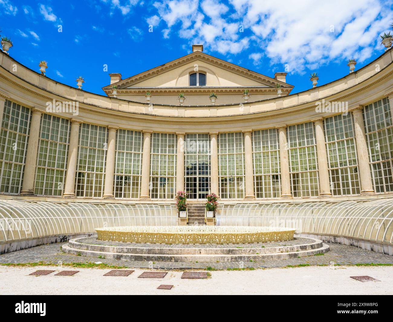 Theatre in Villa Torlonia, a park with a complex of buildings, located ...
