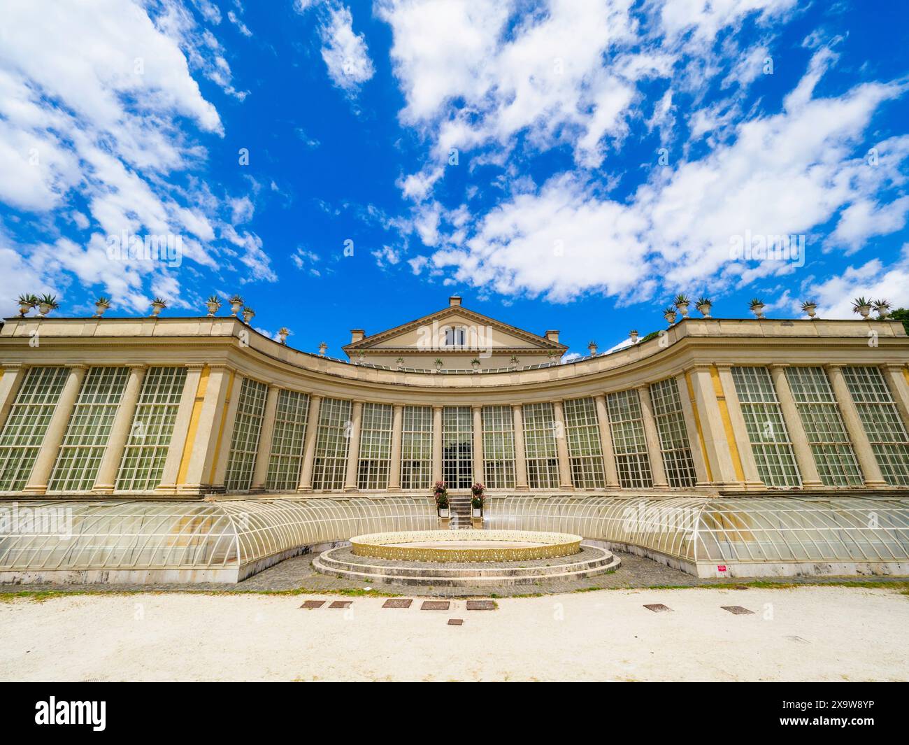 Theatre in Villa Torlonia, a park with a complex of buildings, located ...