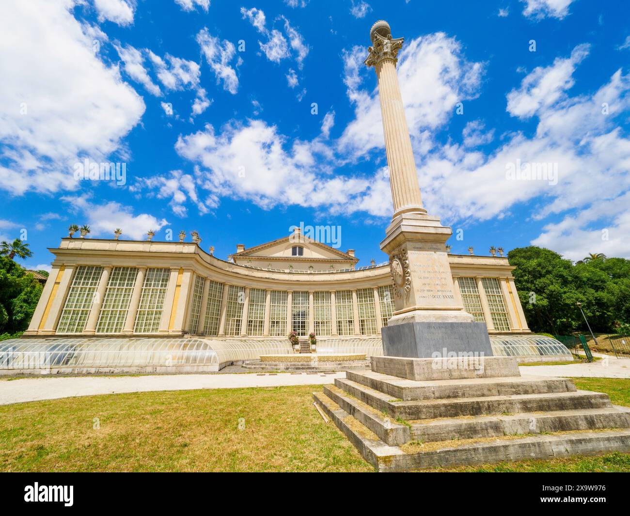 Theatre in Villa Torlonia, a park with a complex of buildings, located ...