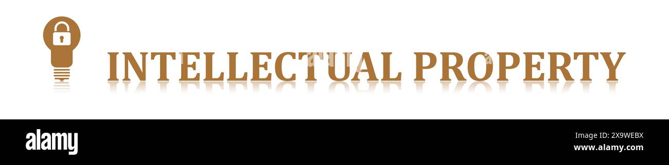 Illustration of an intellectual property concept Stock Photo - Alamy