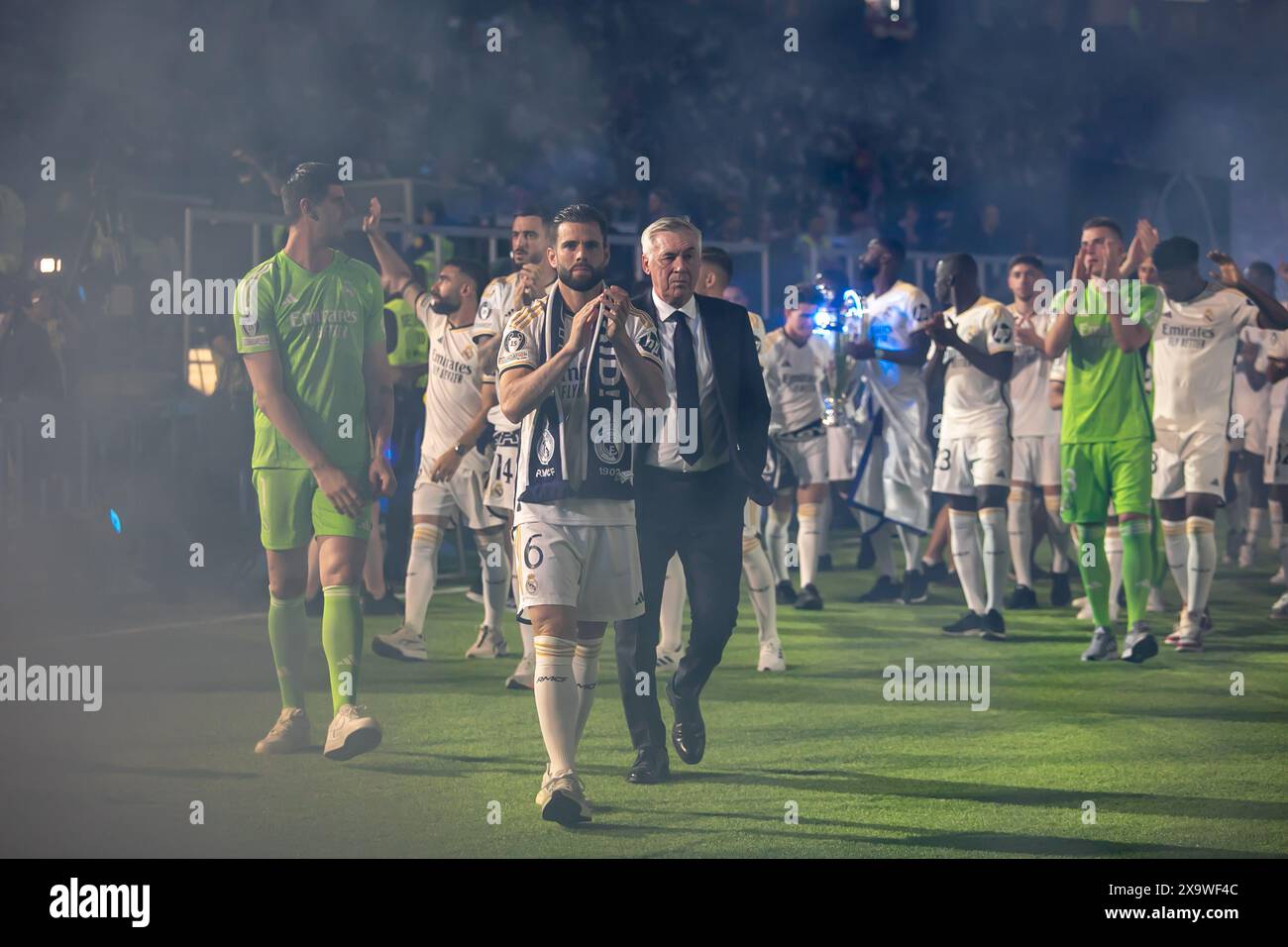 Madrid, Spain. 02nd June, 2024. Part of the Real Madrid first team ...