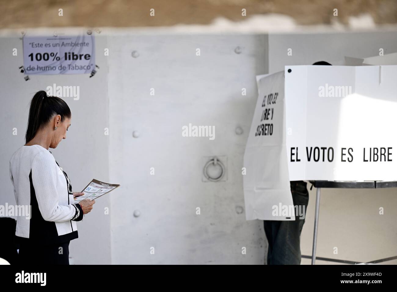 (240603) -- MEXICO CITY, June 3, 2024 (Xinhua) -- Claudia Sheinbaum ...