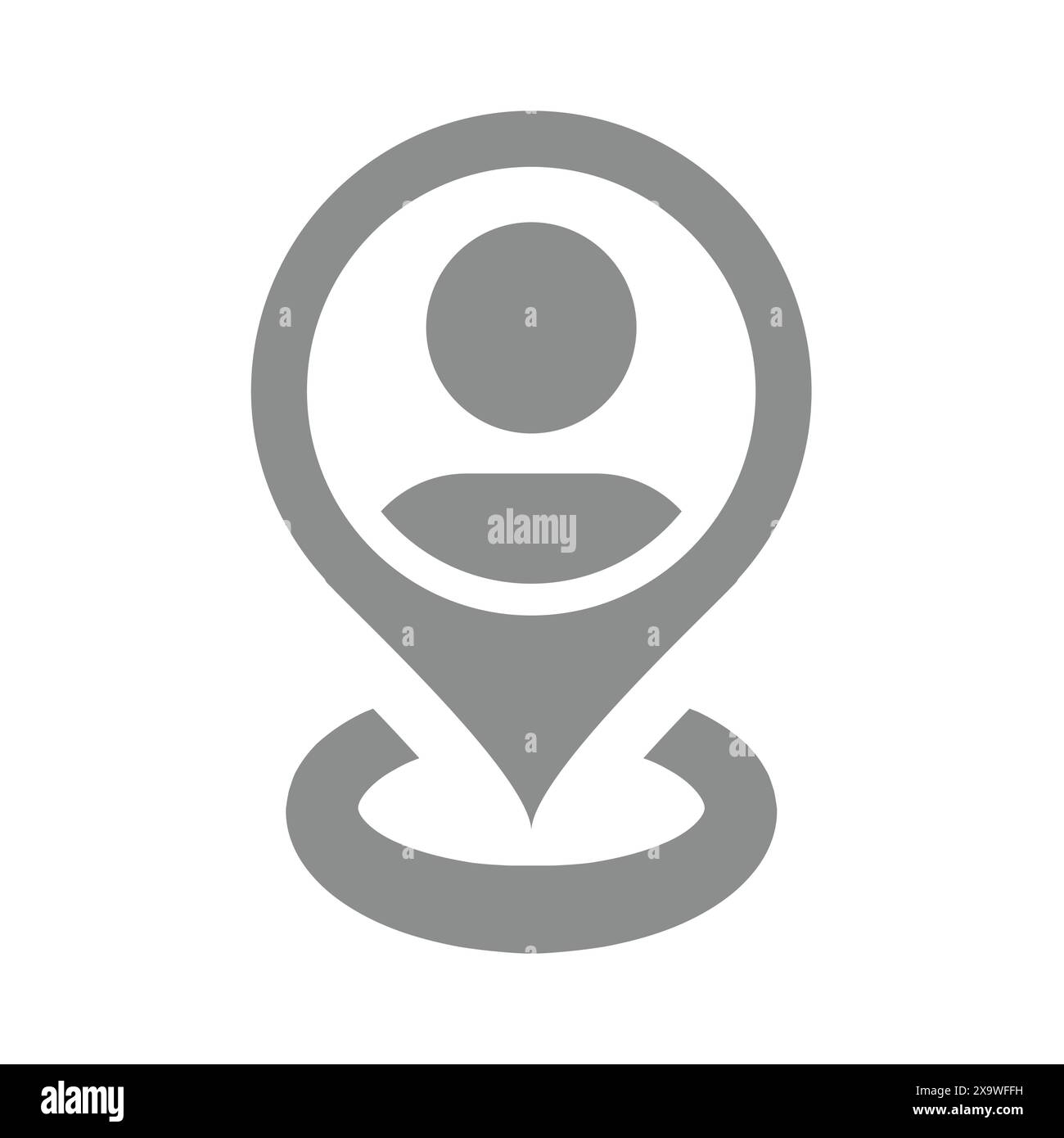 Address and location pin vector icon. Contact map pin symbol Stock ...