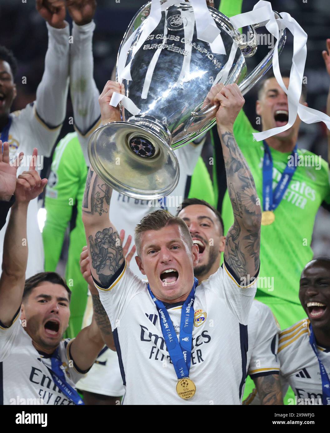 firo : 01.06.2024 Football, football, UEFA CHAMPIONS LEAGUE, season 2023/2024, UCL, CL, final ...