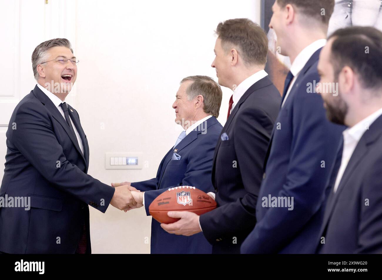 Zagreb, Croatia. 03rd June, 2024. Prime Minister of Croatia Andrej ...