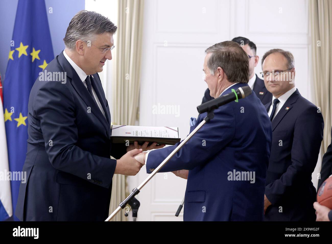 Zagreb, Croatia. 03rd June, 2024. Prime Minister of Croatia Andrej ...