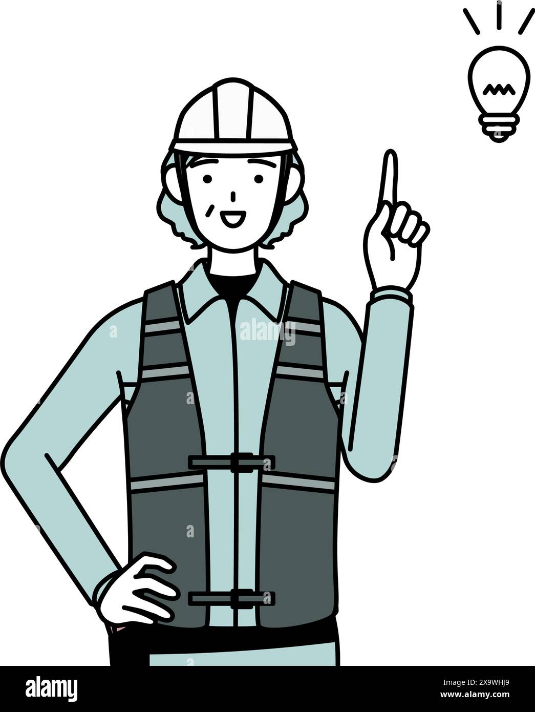 Works supervisor Stock Vector Images - Alamy