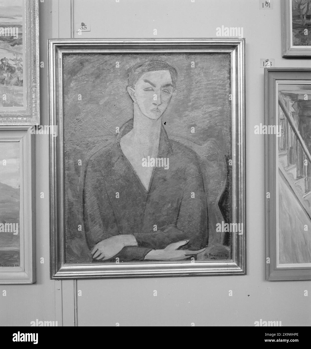 Current 22-1946: Glimpse from the autumn exhibition. Bjarne Brunsvik seeks a conscious ...