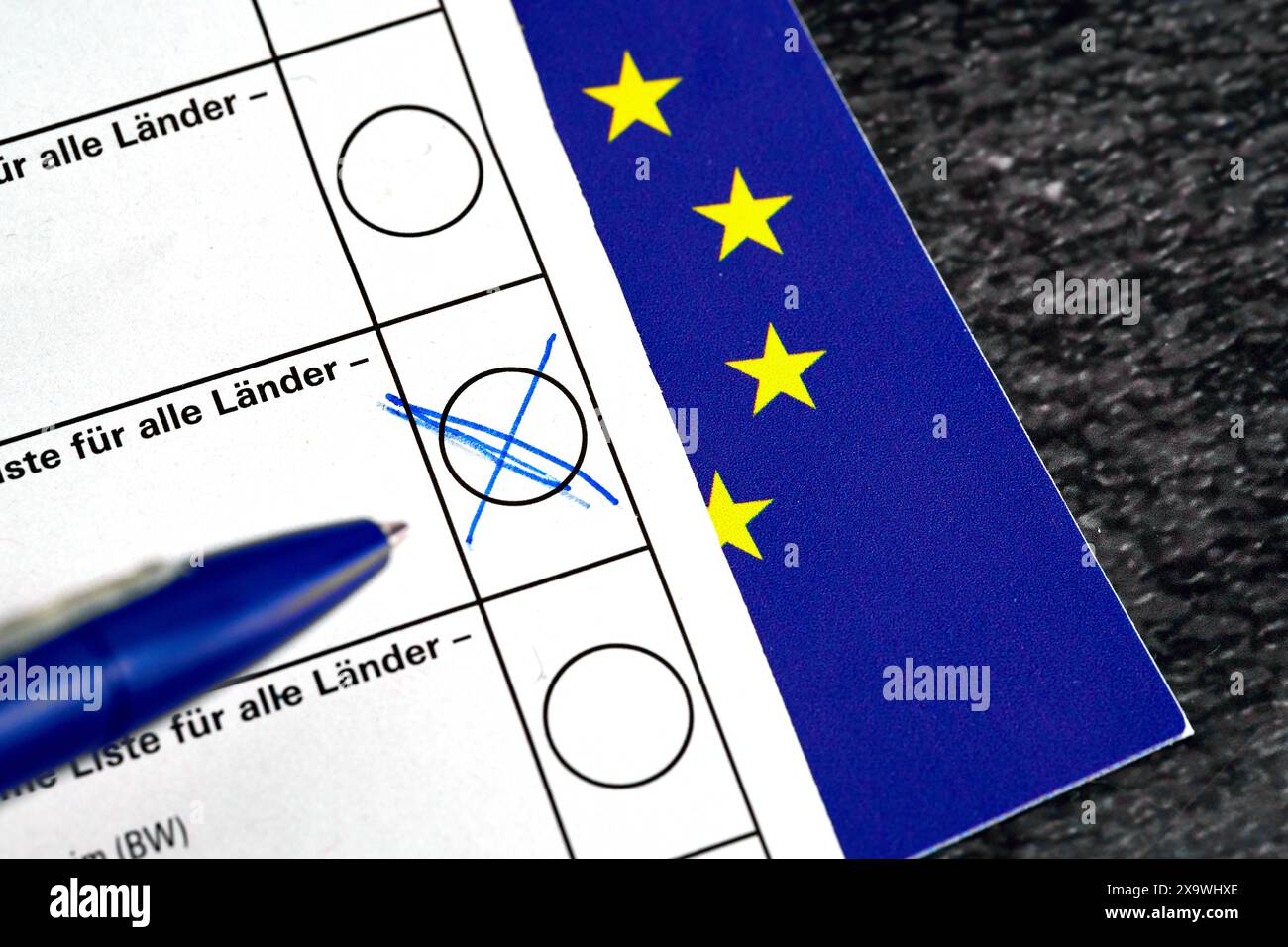 Bavaria, Germany - 30 May 2024: Symbolic picture European Election 2024 ...