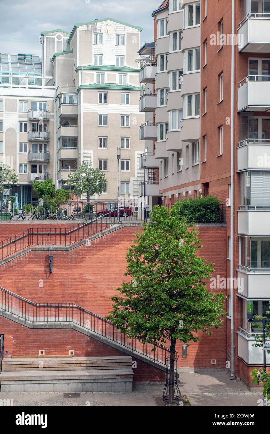 New residential block at Södermalm in Stockholm Stock Photo - Alamy