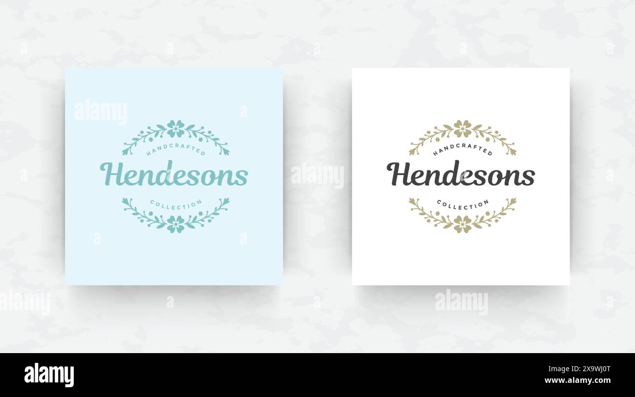 Elegant luxury brand logo design template. Modern minimalism style ...