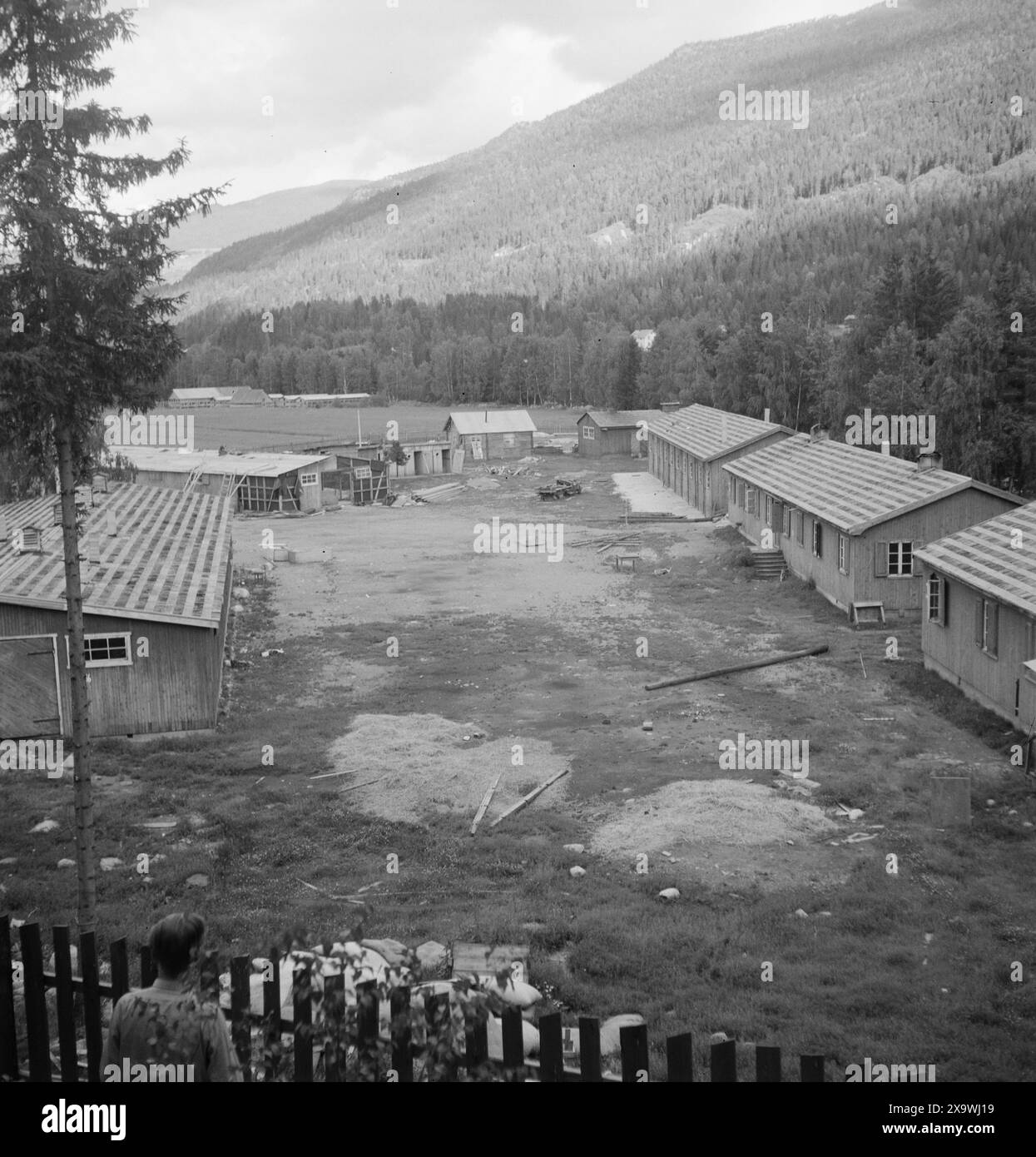 Aktuell 15-1946: Tyskerbrakkene i Gol. Hvor mange tyskerbrakker som ...