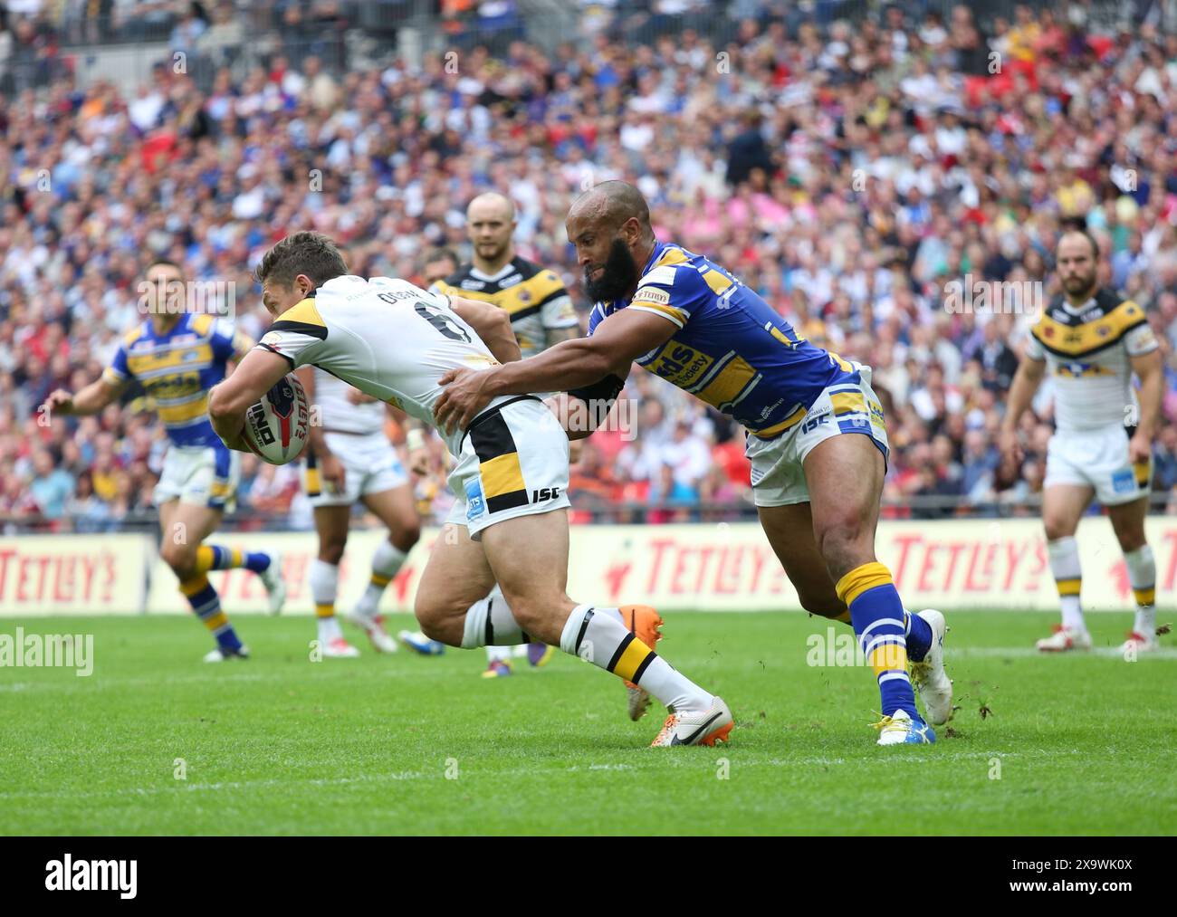 Rugby League Challenge Cup Final Leeds v Castleford. Action picture by ...