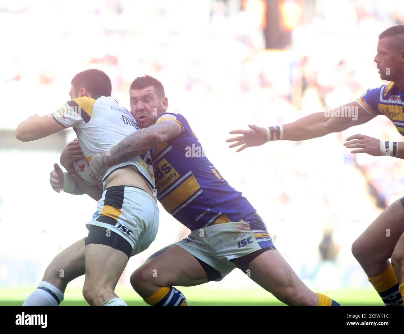 Rugby League Challenge Cup Final Leeds v Castleford. Action picture by ...