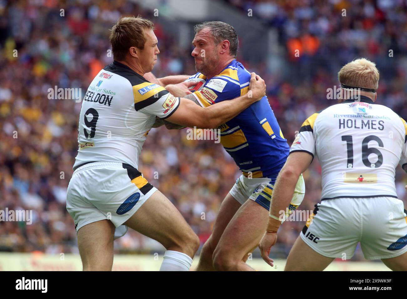 Rugby League Challenge Cup Final Leeds v Castleford. Action picture by ...