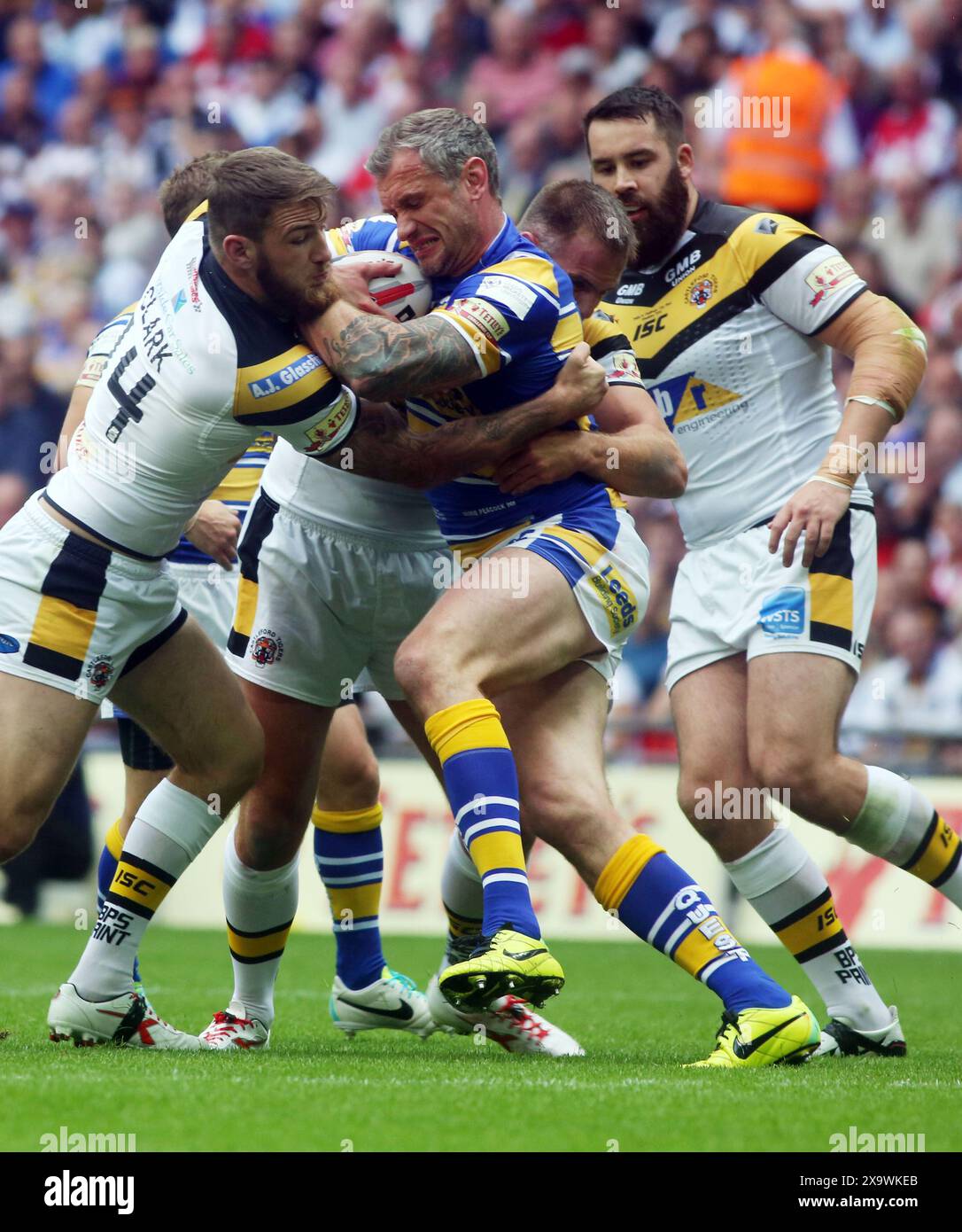 Rugby League Challenge Cup Final Leeds v Castleford. Action picture by ...