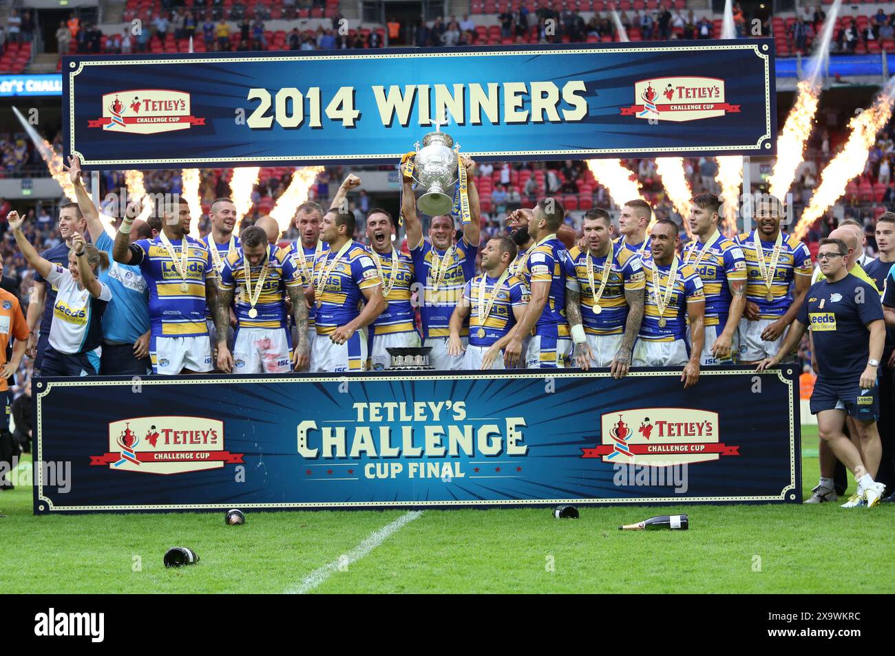 Rugby League Challenge Cup Final Leeds V Castleford Action Picture By