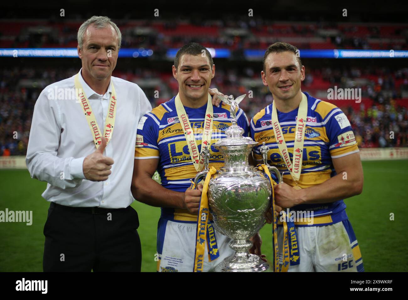 Rugby League Challenge Cup Final Leeds v Castleford Coach Brian ...