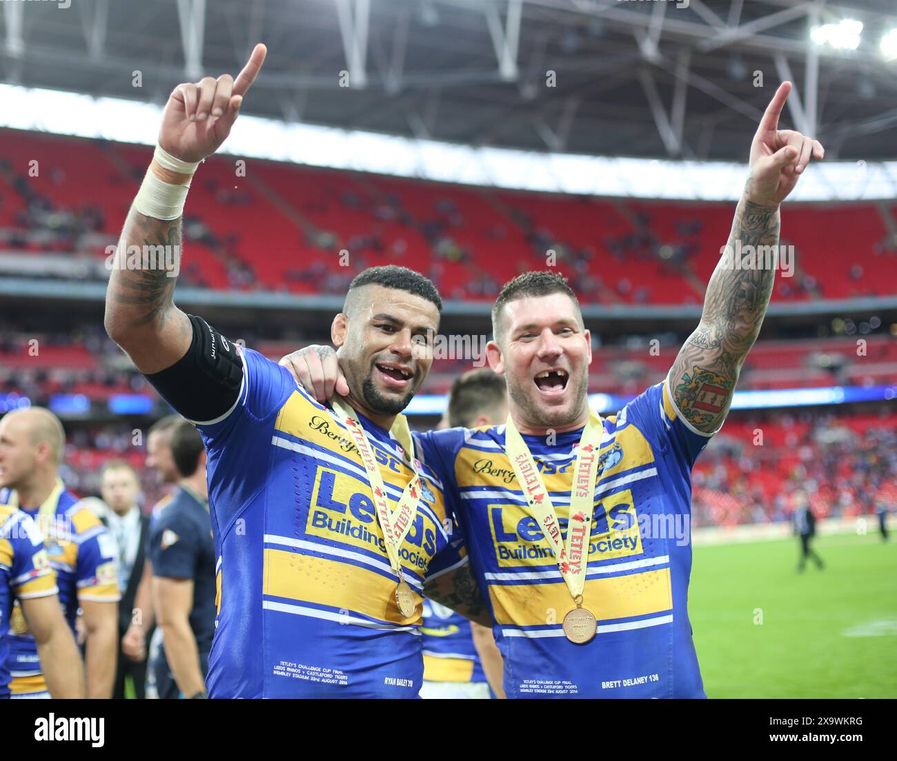 Rugby League Challenge Cup Final Leeds v Castleford Ryan Bailey and ...