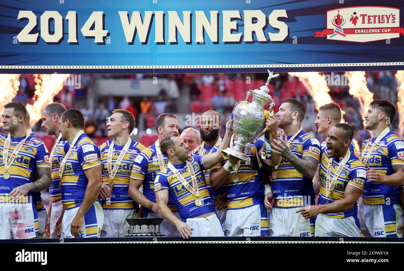 Pic shows: Rob Burrow seen here after winning Rugby League Challenge ...