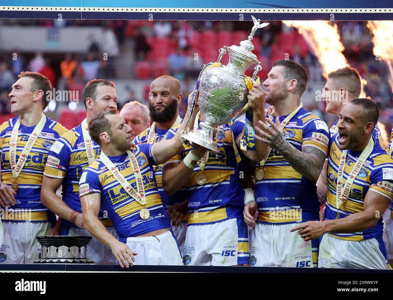 Pic shows: Rob Burrow seen here after winning Rugby League Challenge ...