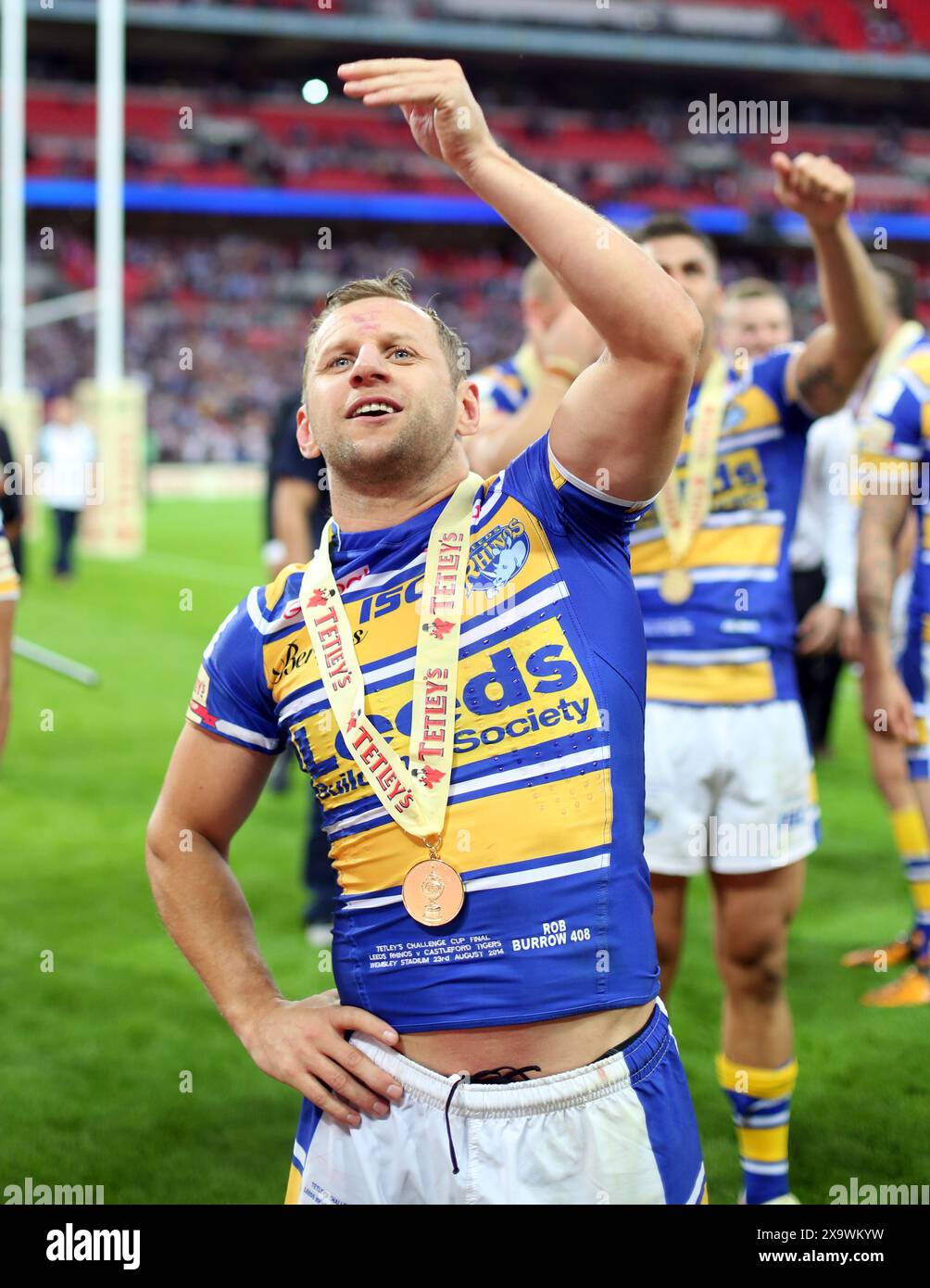 Pic shows: Rob Burrow seen here after winning Rugby League Challenge ...