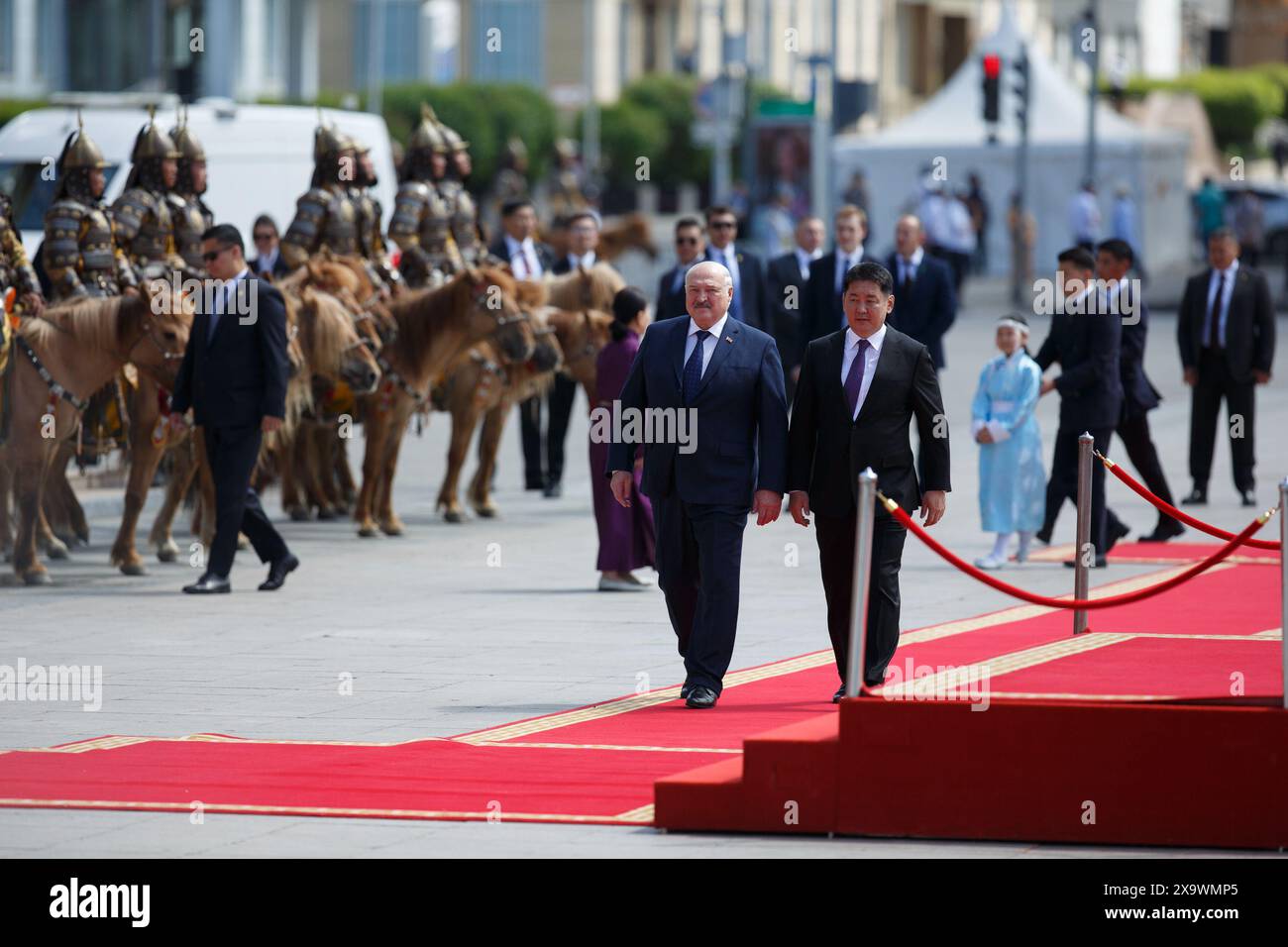 Ulaanbaatar, Mongolia. 3rd Jun, 2024. Mongolian president Uknaa ...