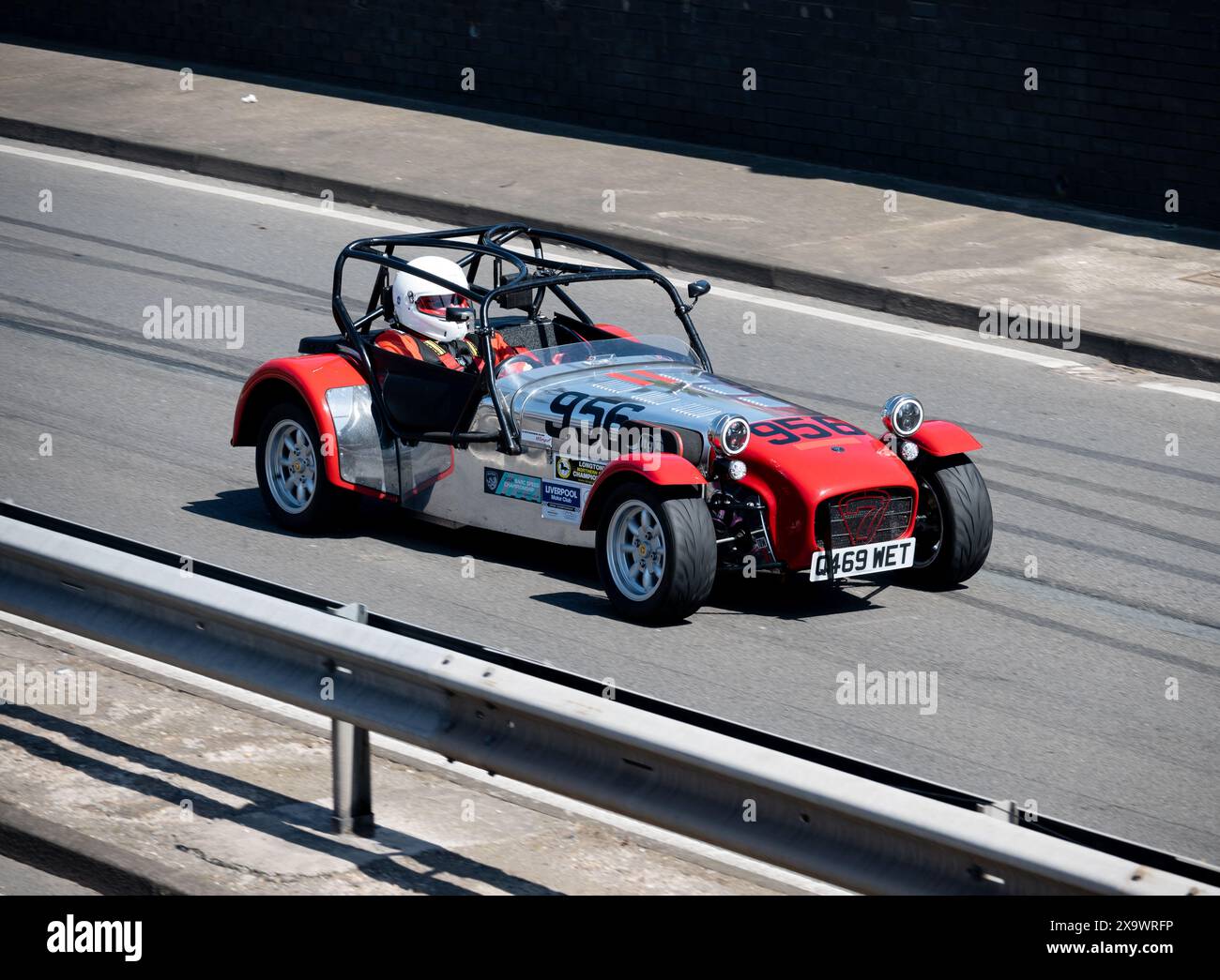 Caterham 7 on the Speed Circuit. Q469WET. Coventry Motofest 2024, West ...