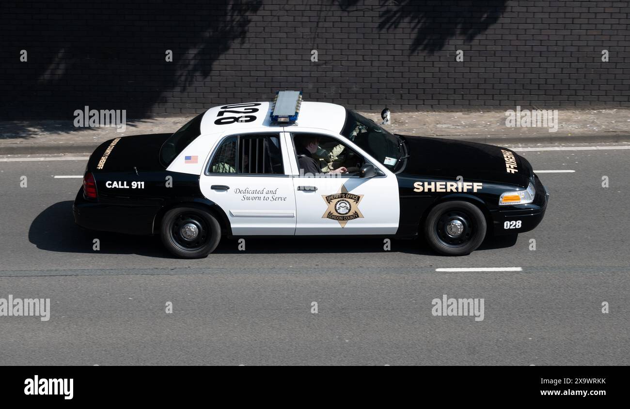 Gordon County Police car. Coventry Motofest 2024, West Midlands, UK ...