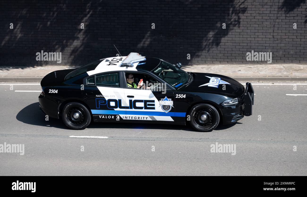 National City Police car. Coventry Motofest 2024, West Midlands, UK ...
