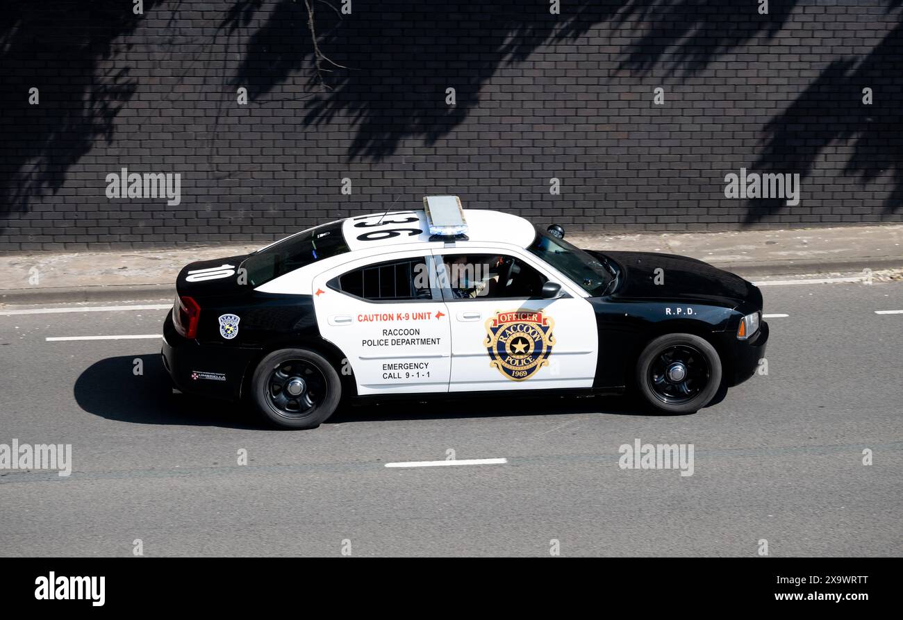 Raccoon Police car. Coventry Motofest 2024, West Midlands, UK Stock ...