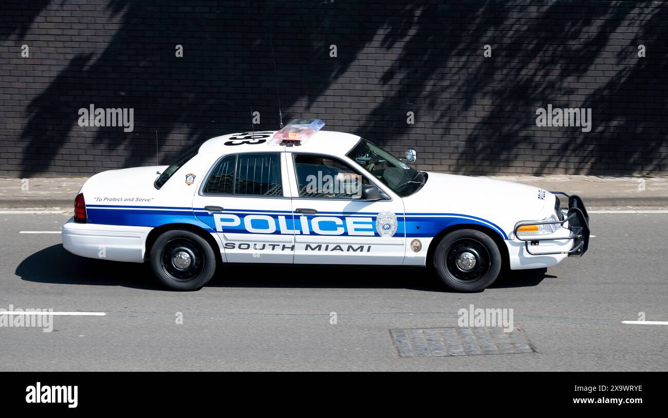 South Miami Police car. Coventry Motofest 2024, West Midlands, UK Stock ...