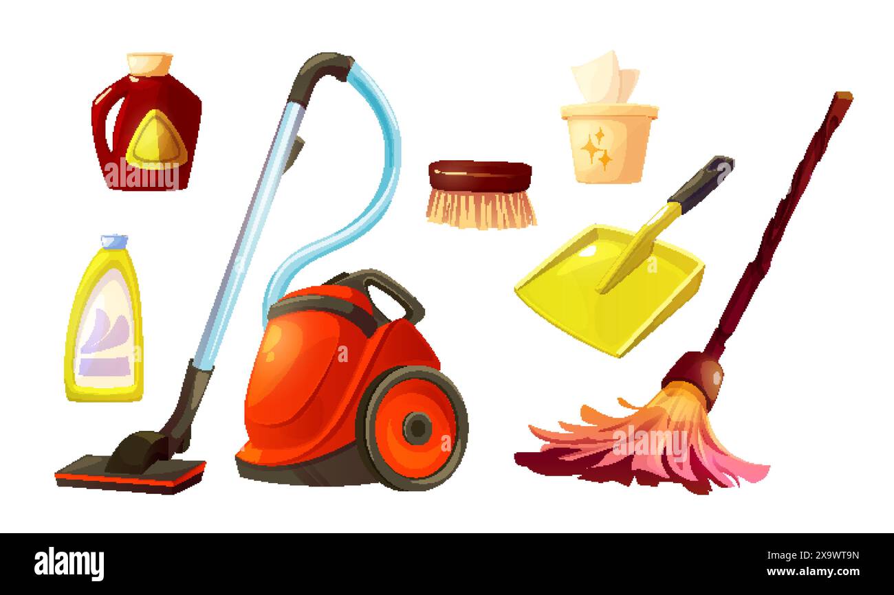 Cartoon cleaning solution hi-res stock photography and images - Alamy