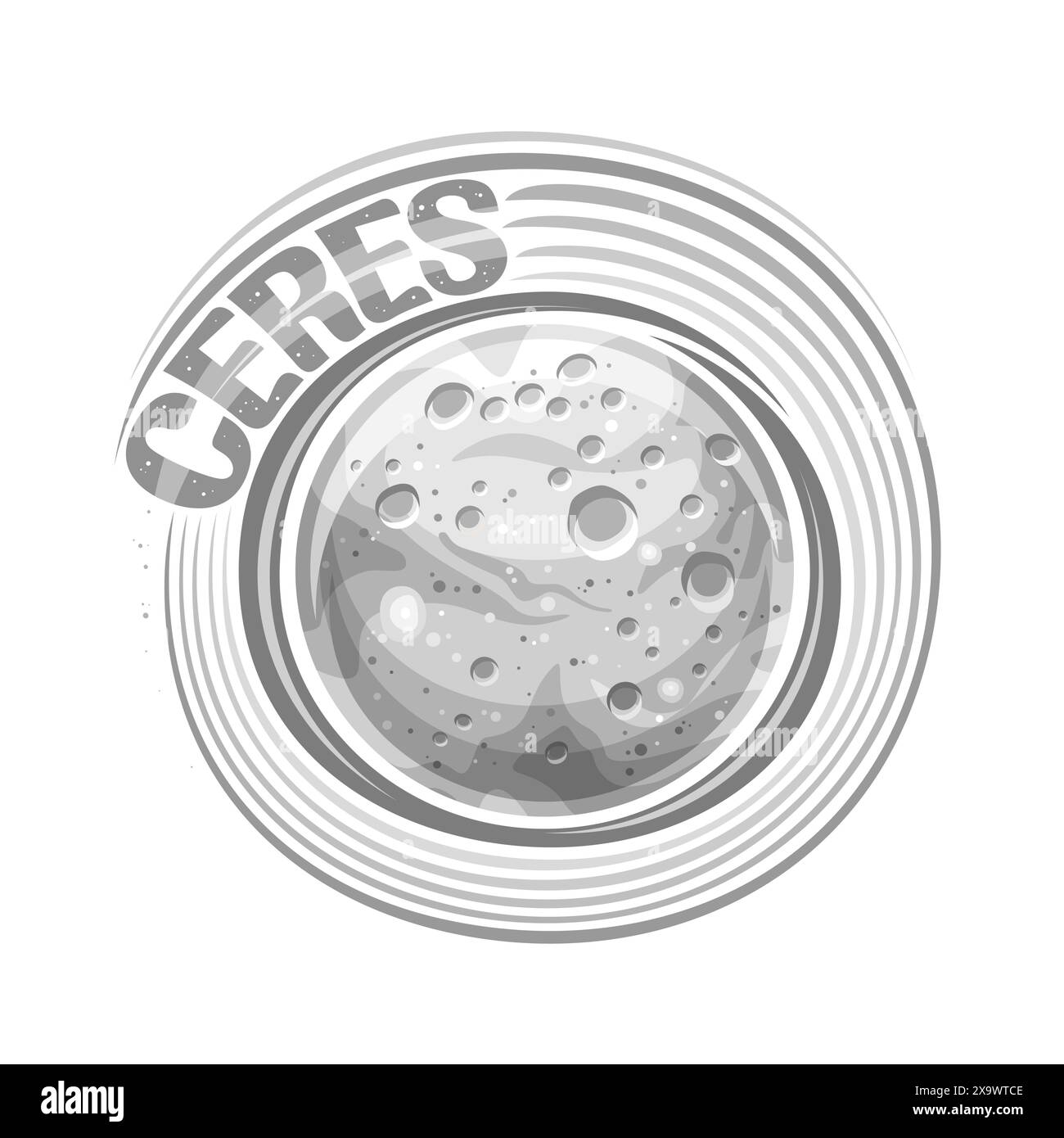 Dwarf planet system Stock Vector Images - Alamy