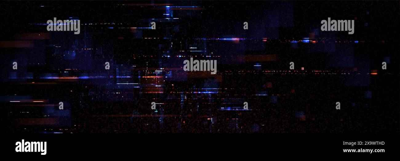 Rewind sign vhs noise texture hi-res stock photography and images - Alamy