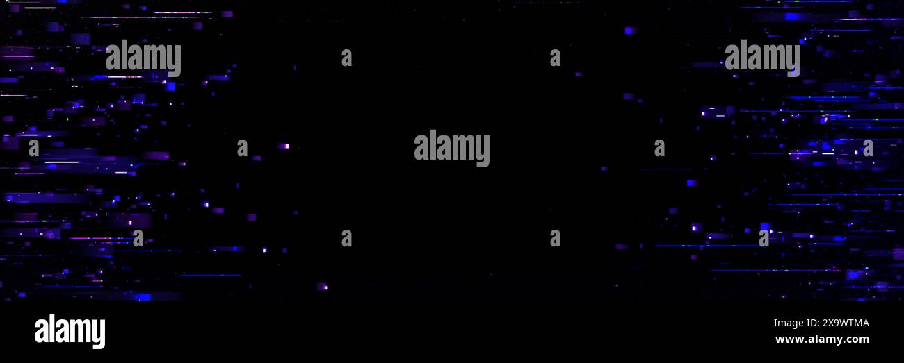 Glitch tv effect for game screen video background. Abstract vhs noise ...