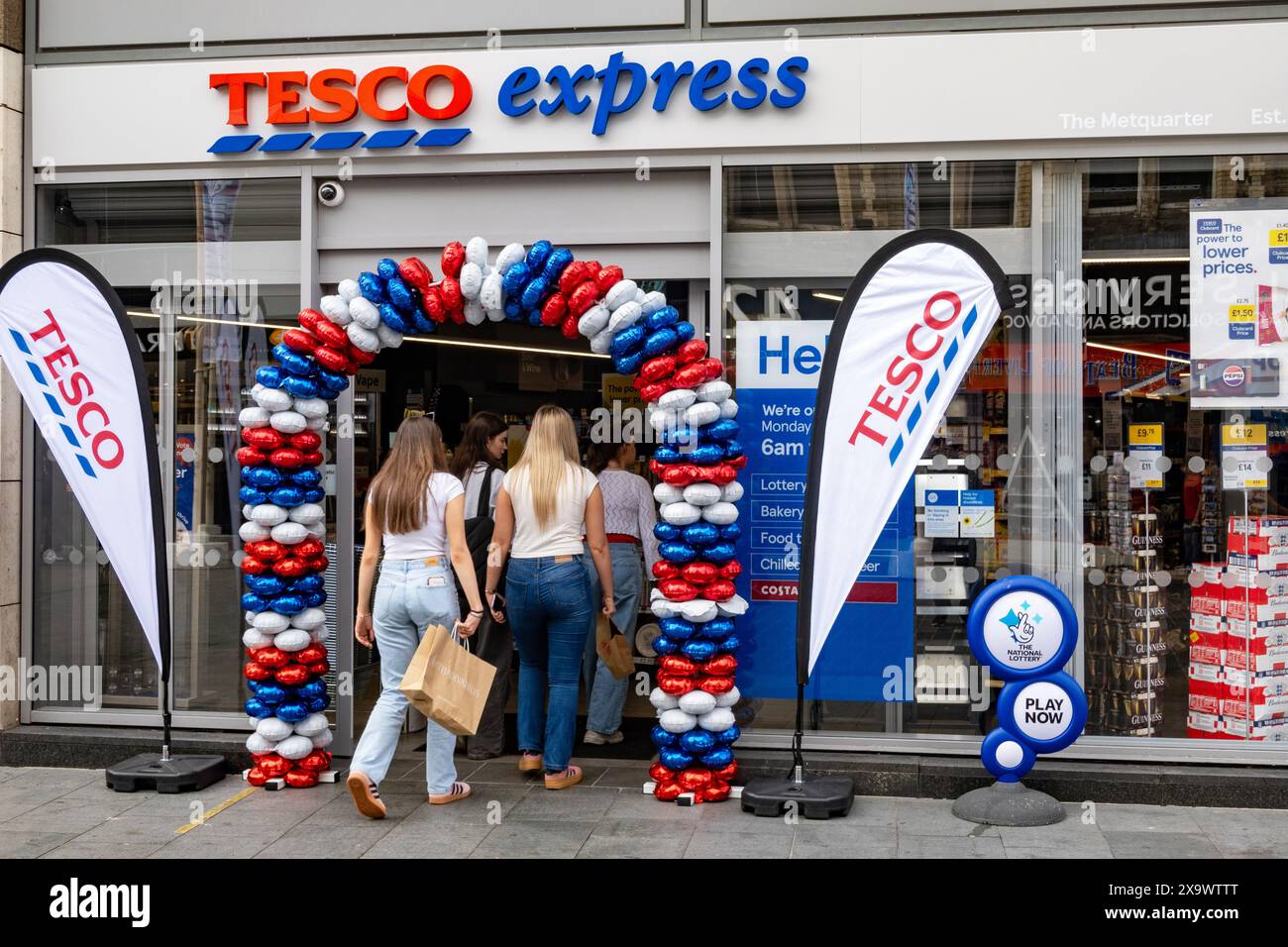 New Tesco Express in Metquarter Liverpool City Centre Stock Photo - Alamy