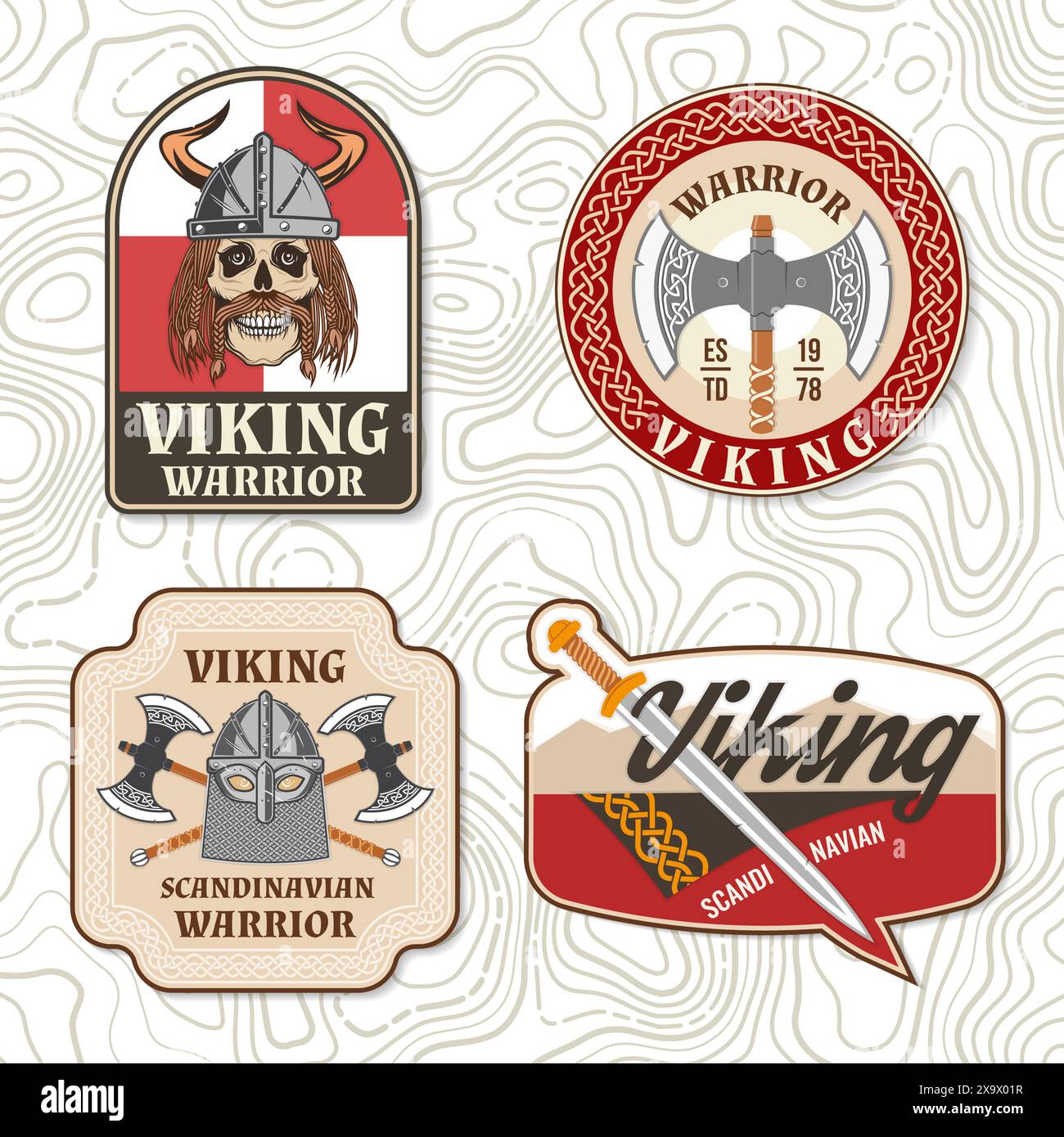 King medieval labels vector hi-res stock photography and images - Alamy