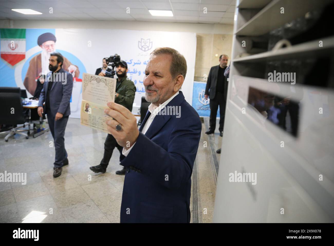 Tehran, Iran. 3rd June, 2024. Iranian former vice-president ESHAQ ...