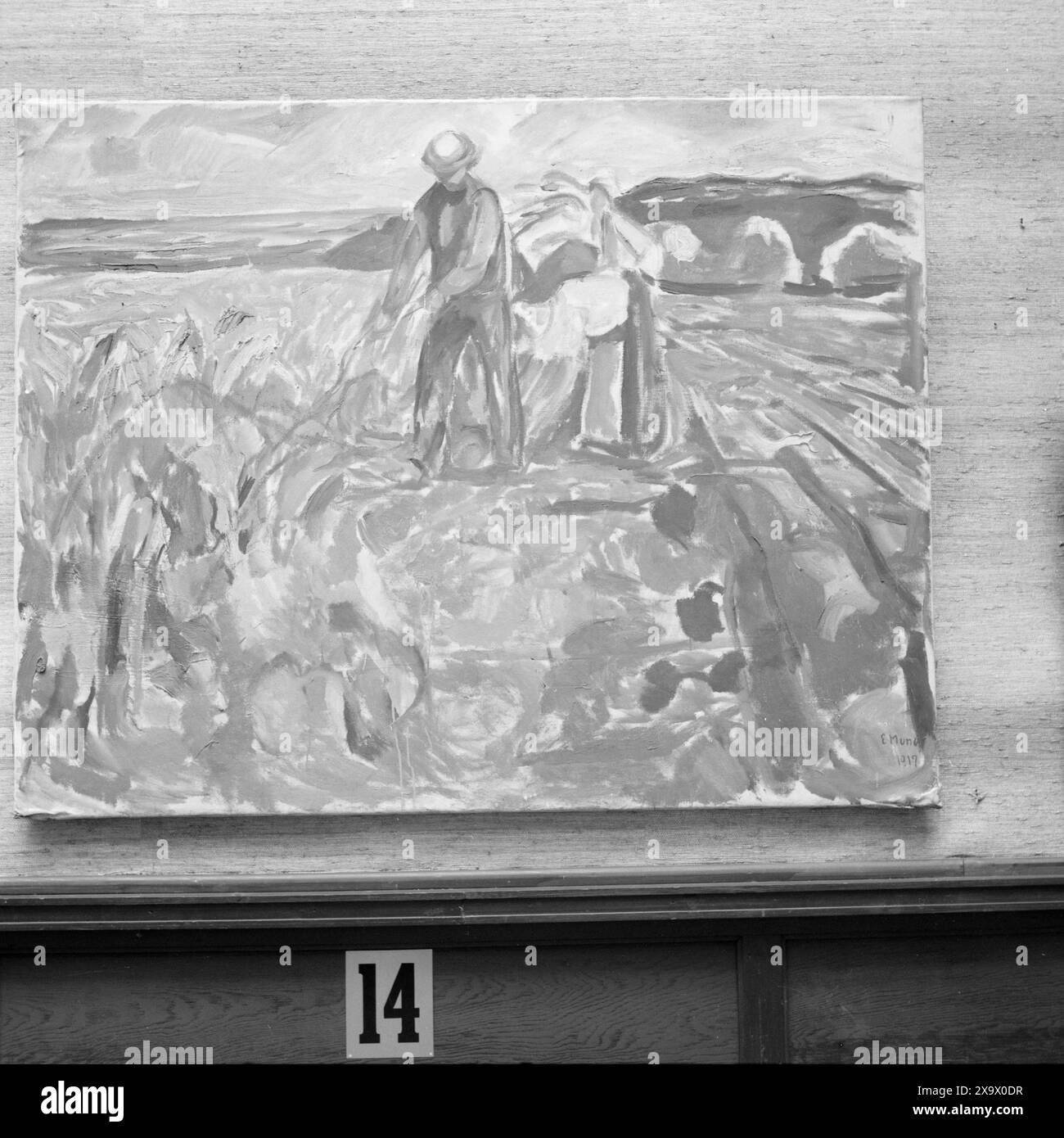 Current 10- 1945: The Munch exhibition in the Nasjoalgalleriet. The ...